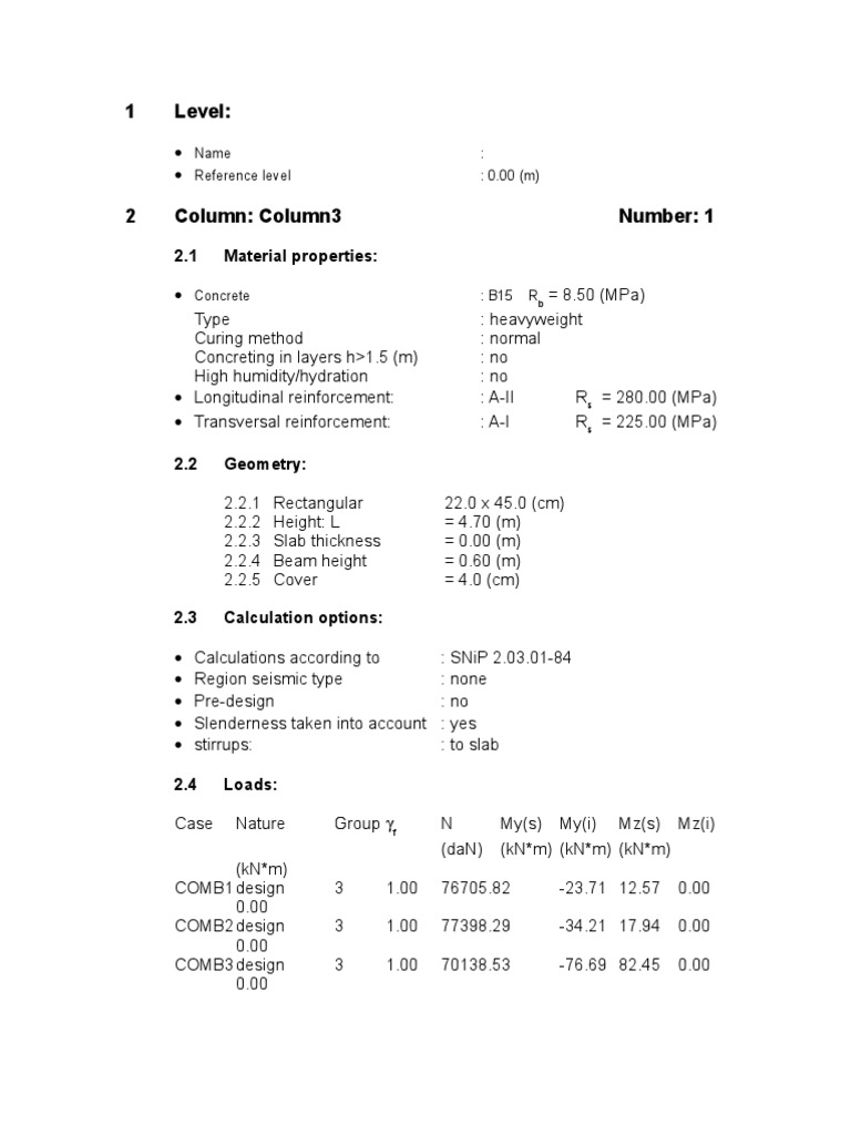 File Tinh Cot 3 | Download Free PDF | Manmade Materials | Building ...