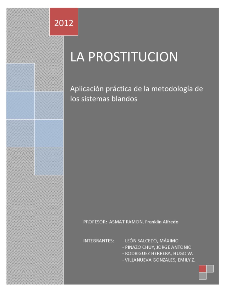 Prostitucion Pdf Prostitución Policía