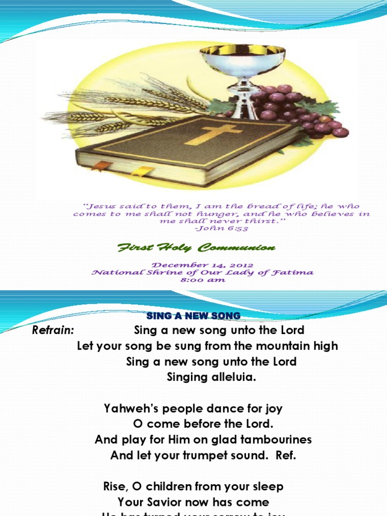 First Holy Communion 2012 | PDF | Mercy | God The Father
