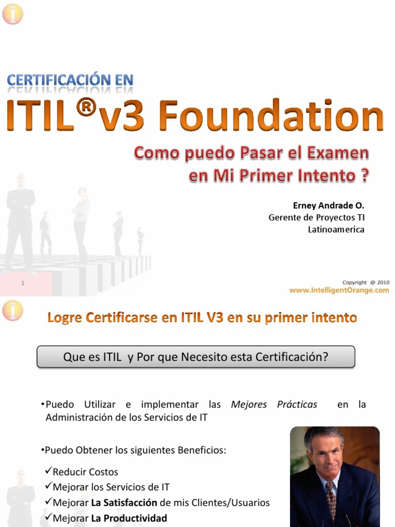 Certif. en ITIL V3 Fundation | PDF