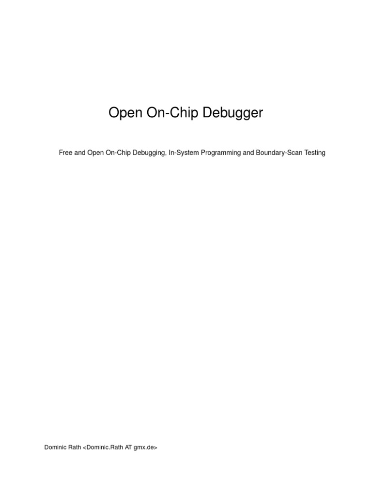Openocd Preliminary 20060102 | PDF | Arm Architecture | Cpu Cache