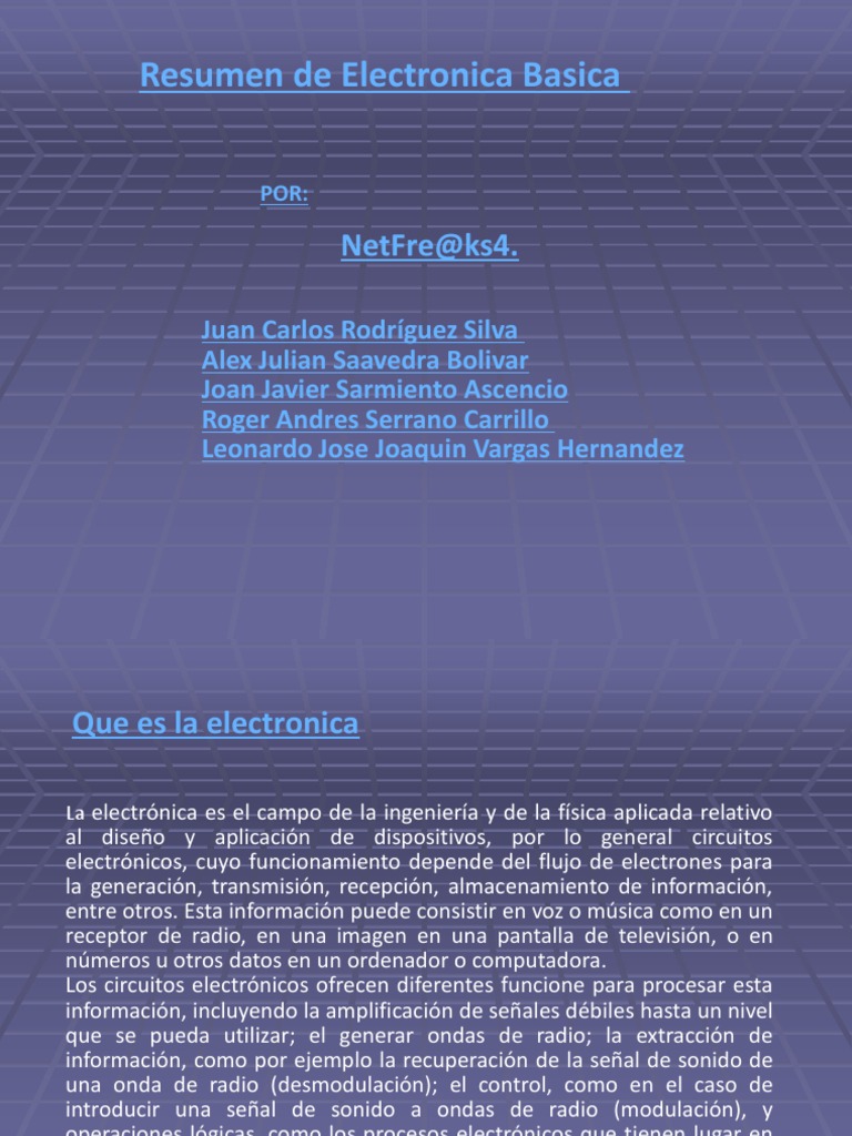 Ley De Ohm Electricidad Y Electronica Basica Pdf Puerta Lógica Diodo 4799