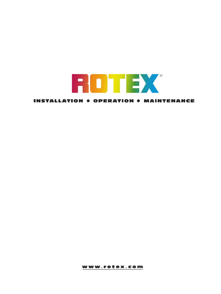 ROTEX | PDF | Electrical Wiring | Bearing (Mechanical)