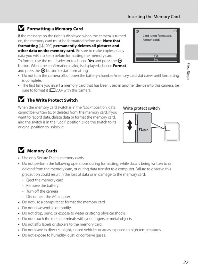 Memory Card Formatting Guide | PDF | Business | Technology & Engineering