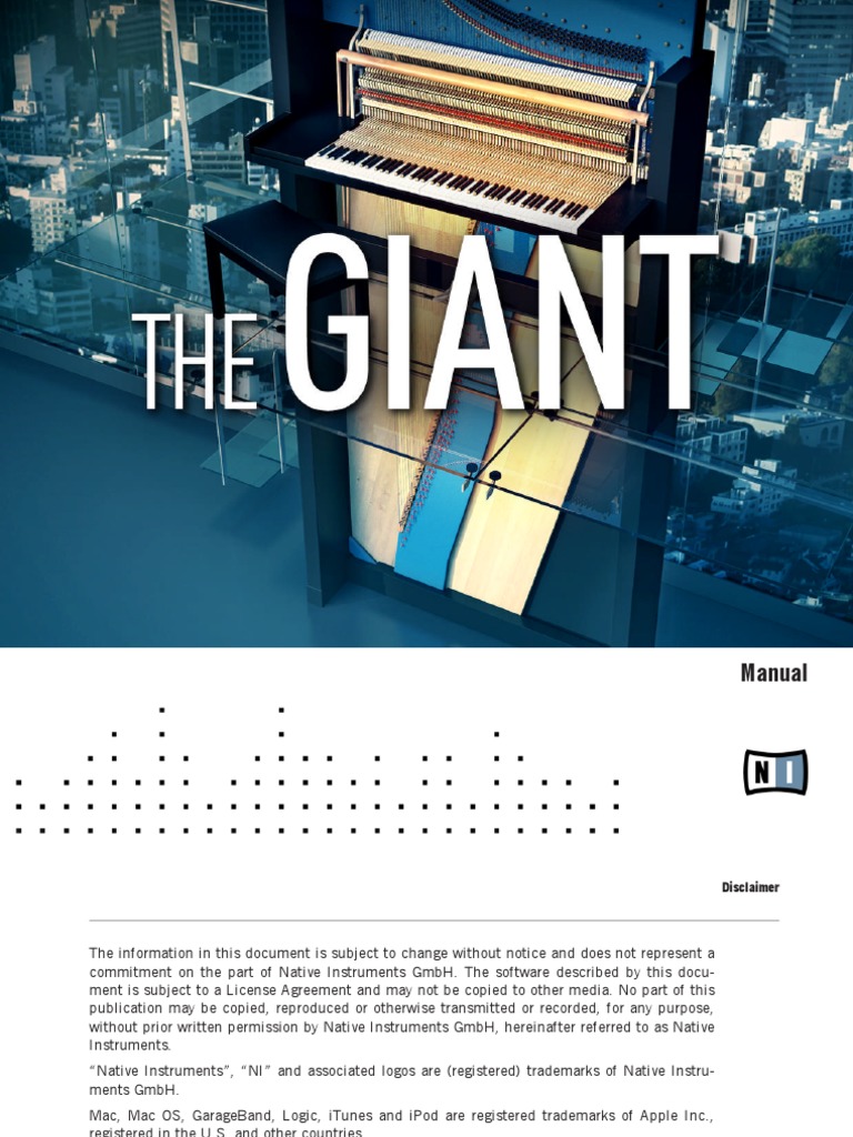The Giant Manual English | PDF | Piano | Synthesizer