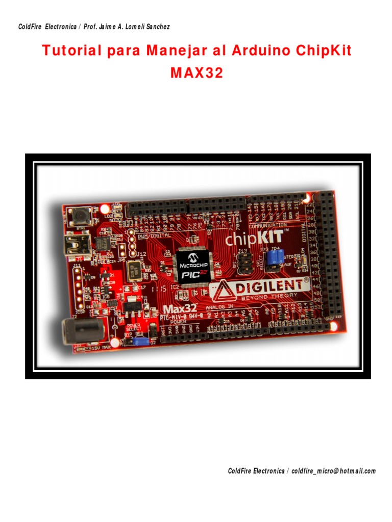 Tutorial para Manejar Al Arduino ChipKit MAX32 !!! | PDF | Básico | Arduino