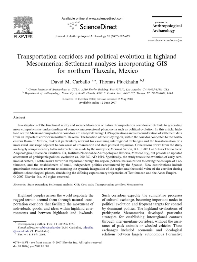 Political Evolution | PDF | Mesoamerica | Geographic Information System