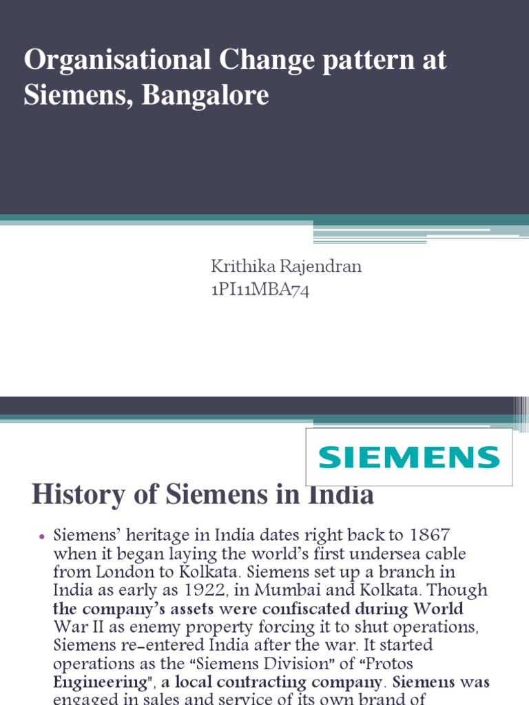 Presentation Siemens Pdf Siemens Mumbai