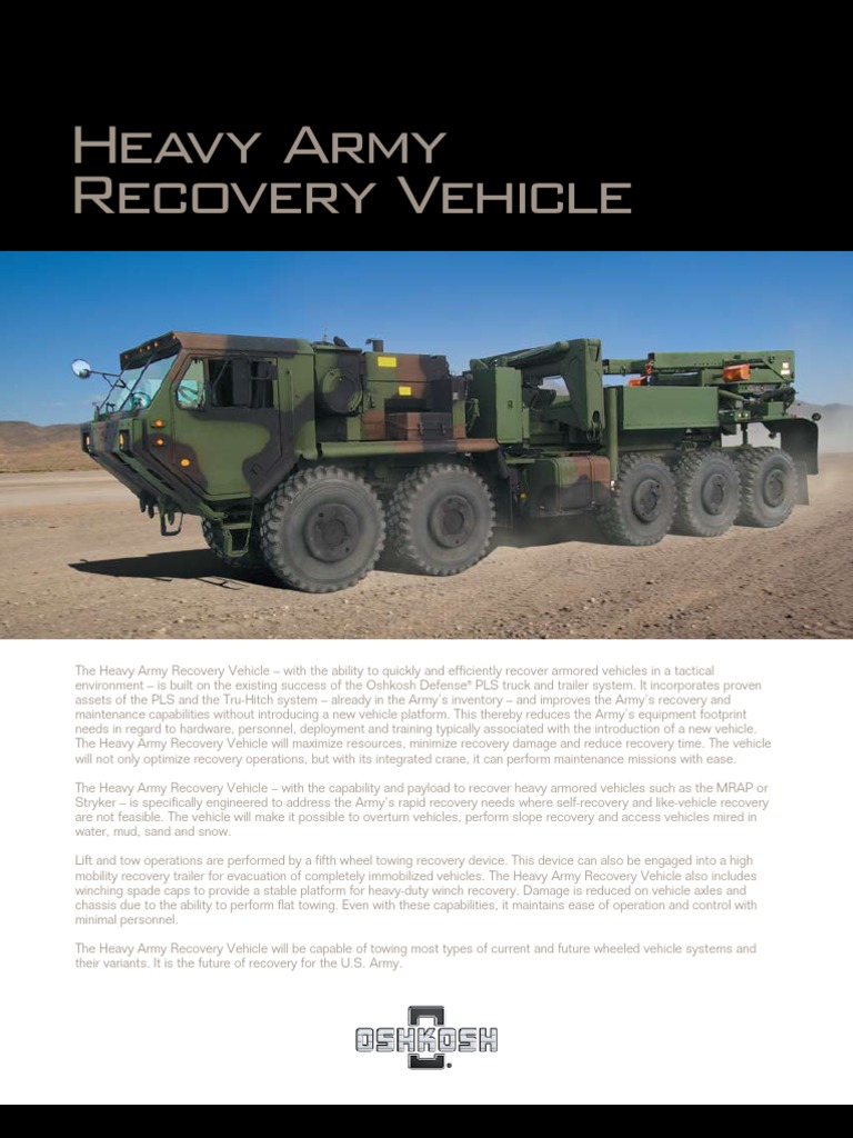 Oshkosh HARV Brochure | PDF | United States Army | Automobiles