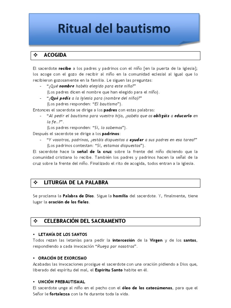 Preguntas Sobre La Ceremonia Católica Del Bautismo Qué Es El