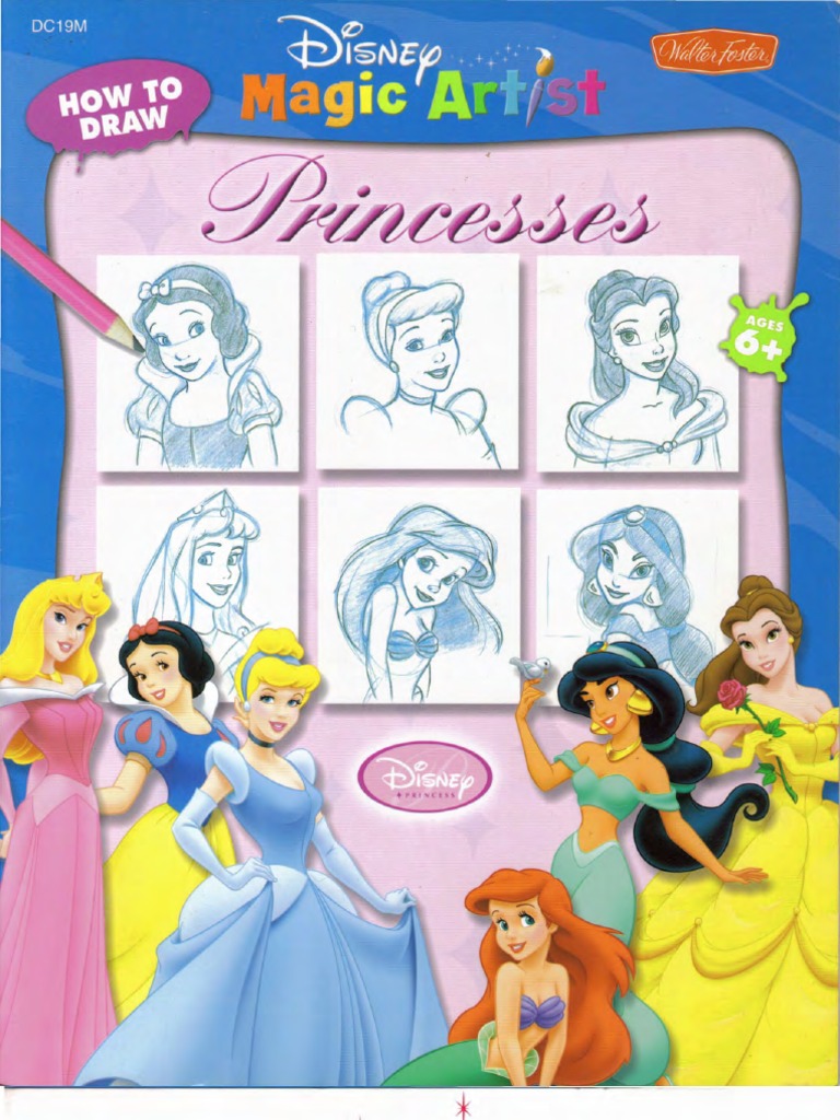 Step-by-Step Disney Princess Drawing Guide | PDF | Poetry