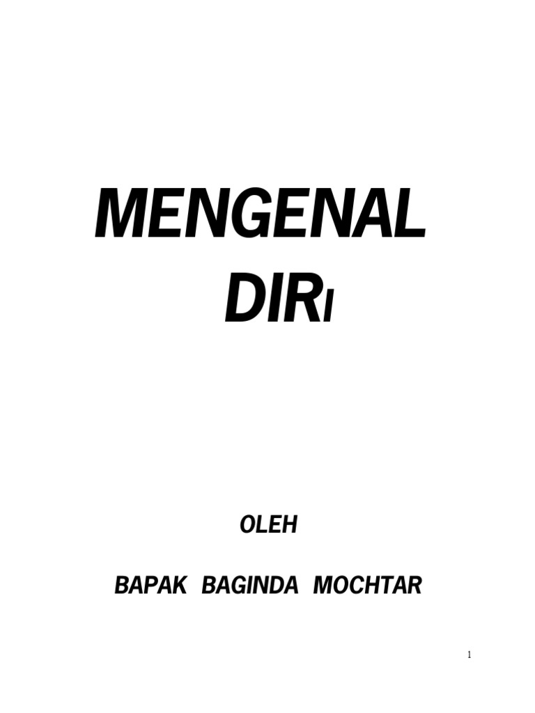 Mengenal Diri | PDF