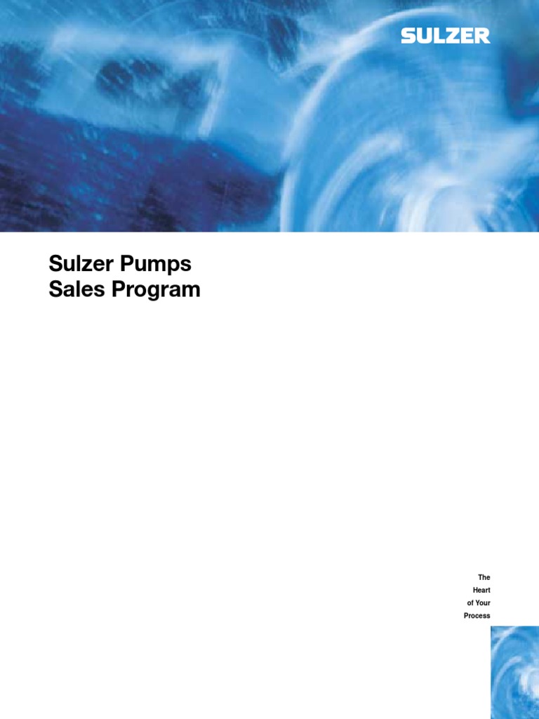 Portafolio Sulzer Pumps | PDF | Pump | Propeller