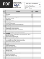 Welfare Facilities - Checklist | PDF
