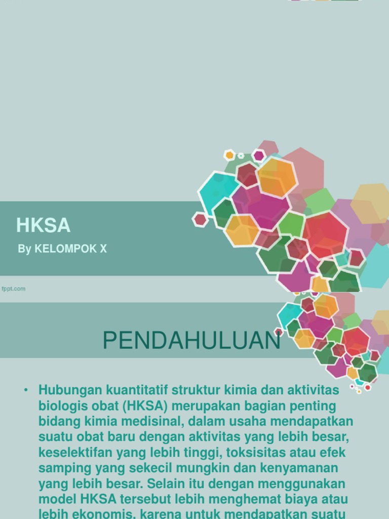 Pemodelan HKSA dalam Kimia Medisinal | PDF