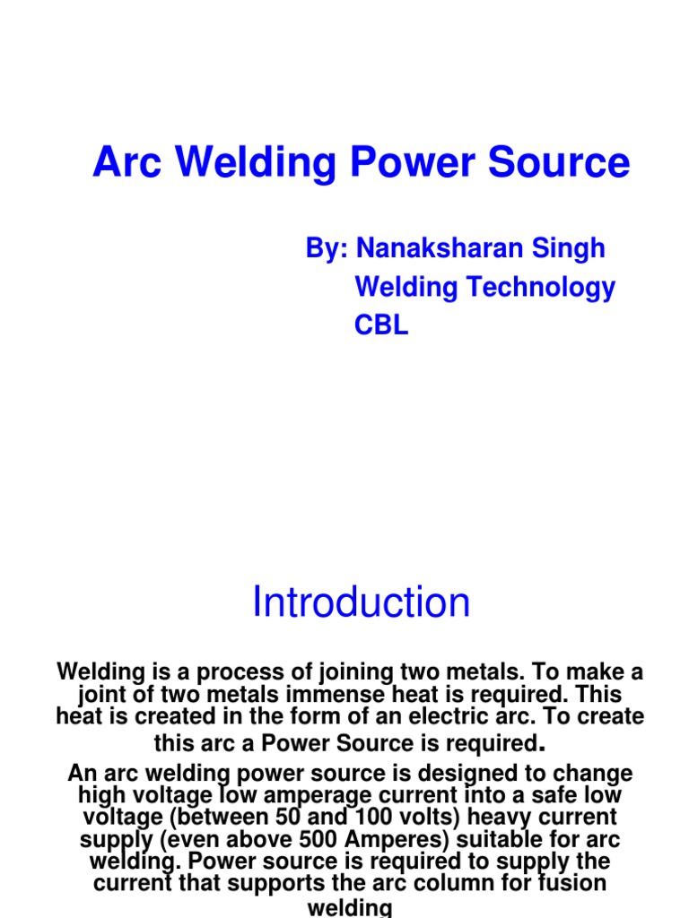Arc Welding Power Source | Direct Current | Transformer