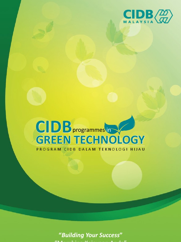CIDB BookletGreenTech PDF | PDF | Green Building | Environment