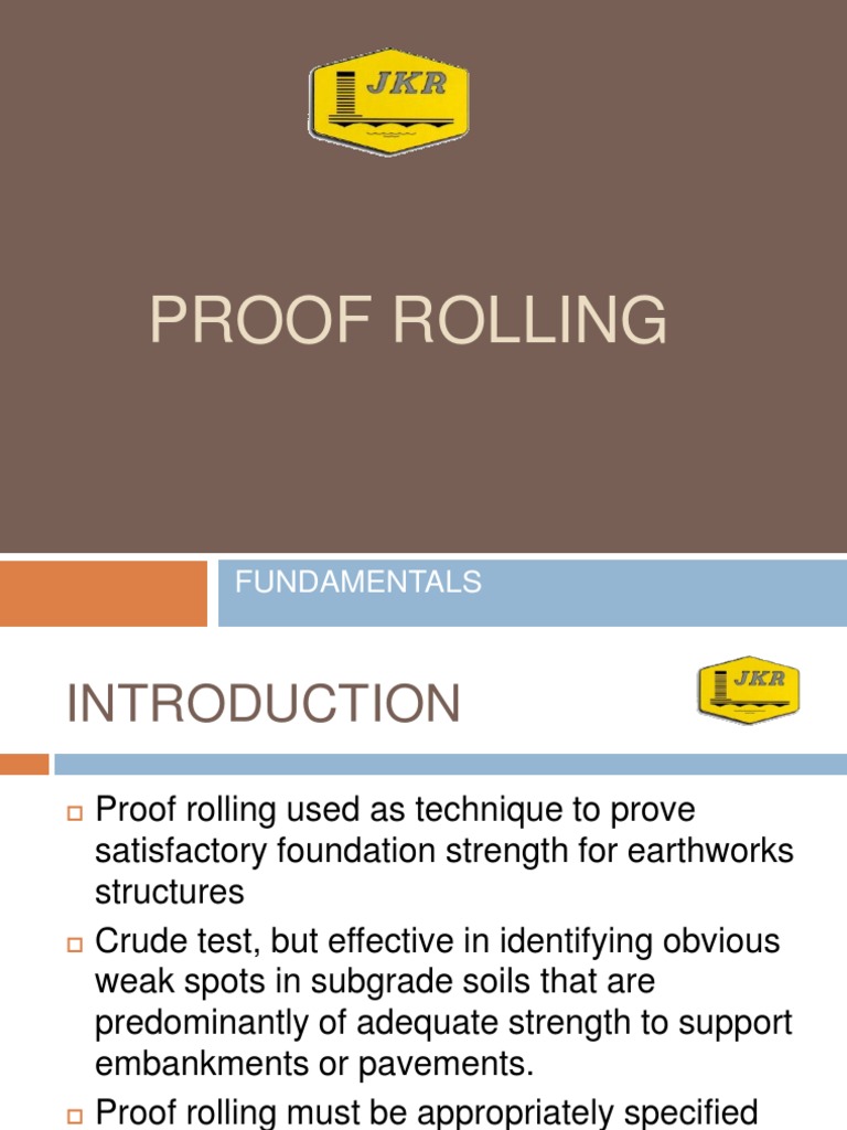 Proof Rolling | PDF | Tire | Sand