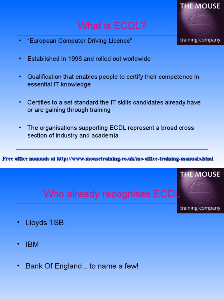 Preparing For A ECDL Rollout | PDF | Multiple Choice | Test (Assessment)