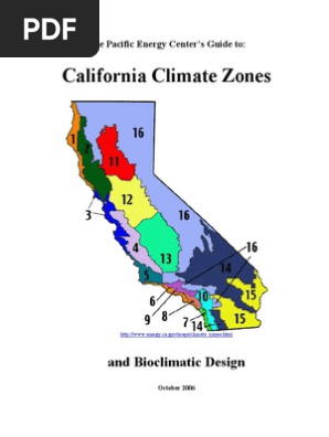 Climate Zone Map California