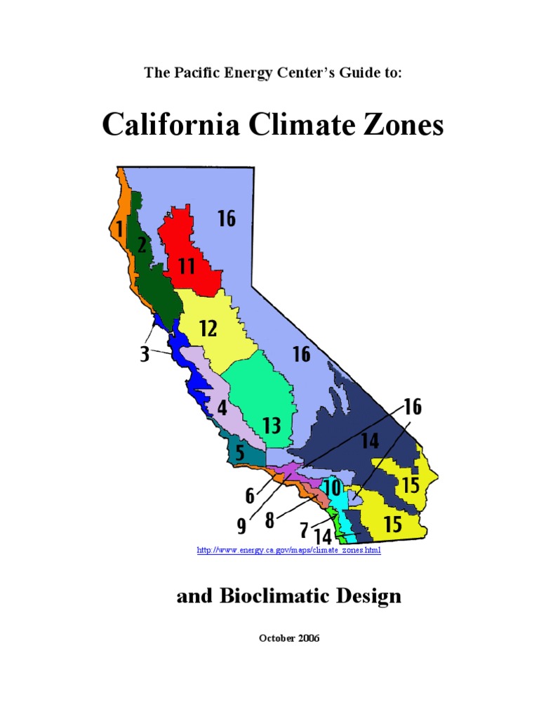 California Climate Zones Overview | PDF | Building Insulation | Climate