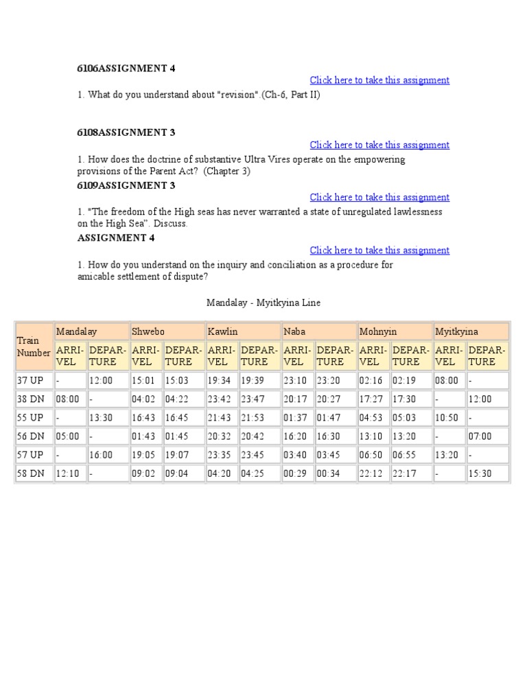 Law Students' Assignments | PDF