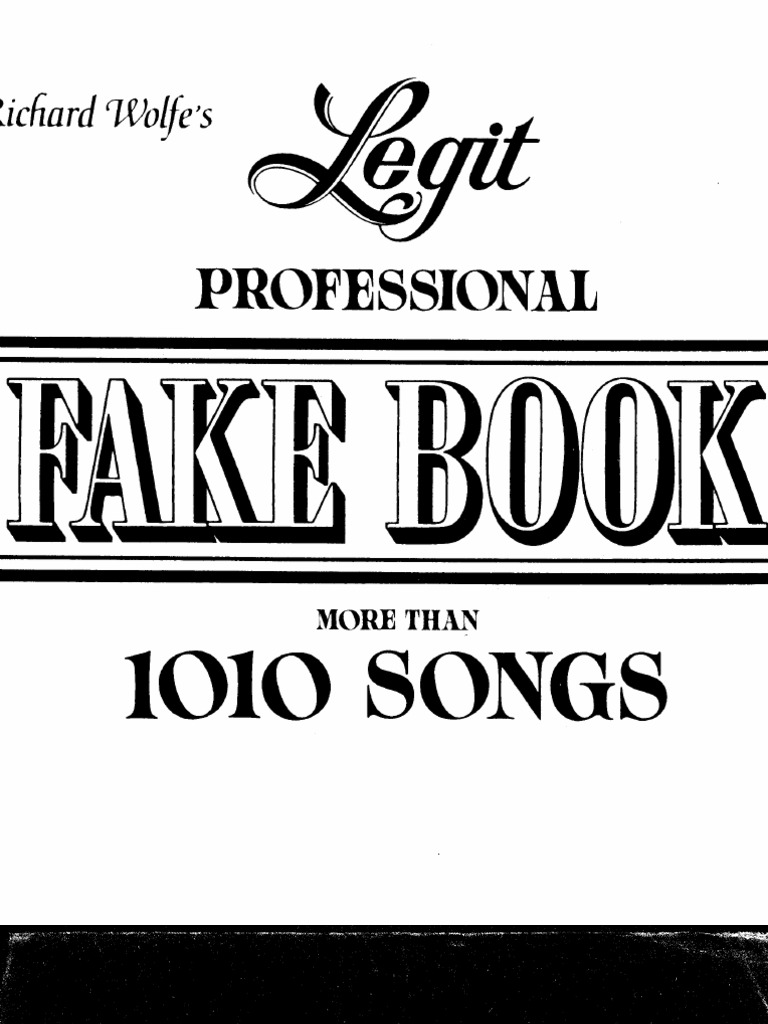 Red Fake Book | PDF