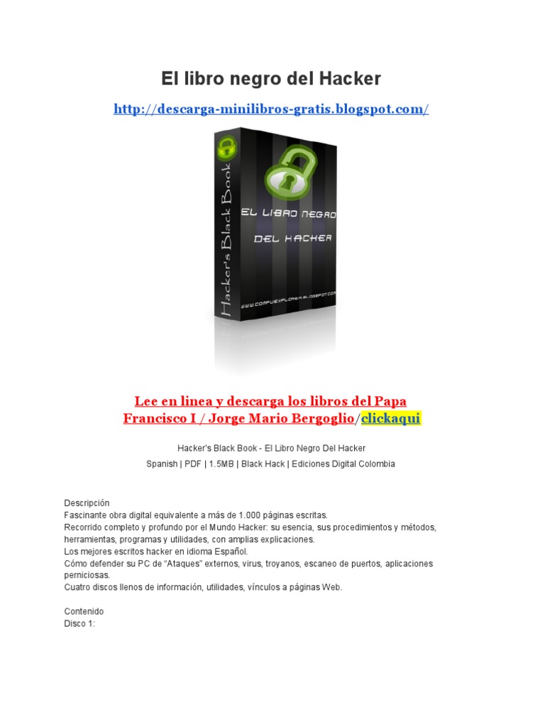 El Libro Negro Del Hacker | PDF