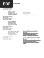 Jesus Christ You Are My Life Lyrics Choir | PDF