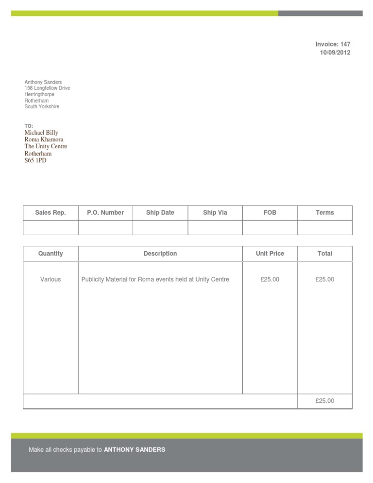 Artwork Schedule Invoices | PDF
