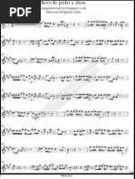 Partitura - Solo Le Pido A Dios D | PDF