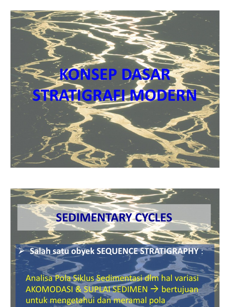 Konsep Dasar Stratigrafi Modern | PDF
