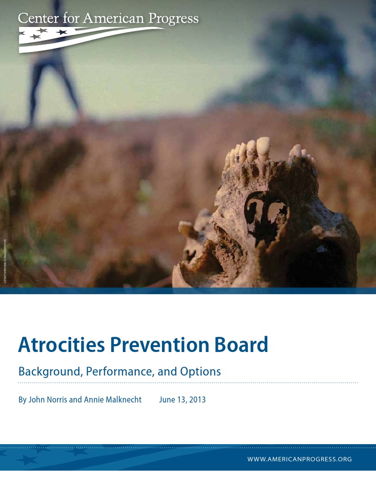 Atrocities Prevention Board | PDF | Muammar Gaddafi | Responsibility To ...