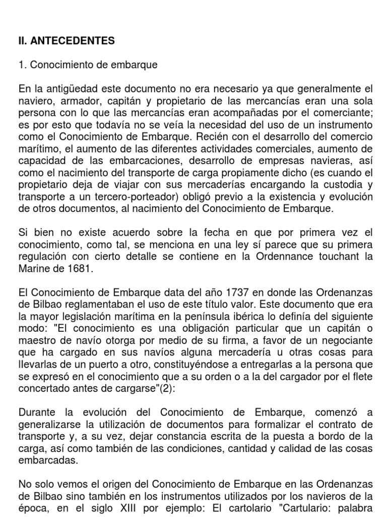 Conocimiento de Embarque y Carta de Porte | PDF | Guía de carga | Comercio