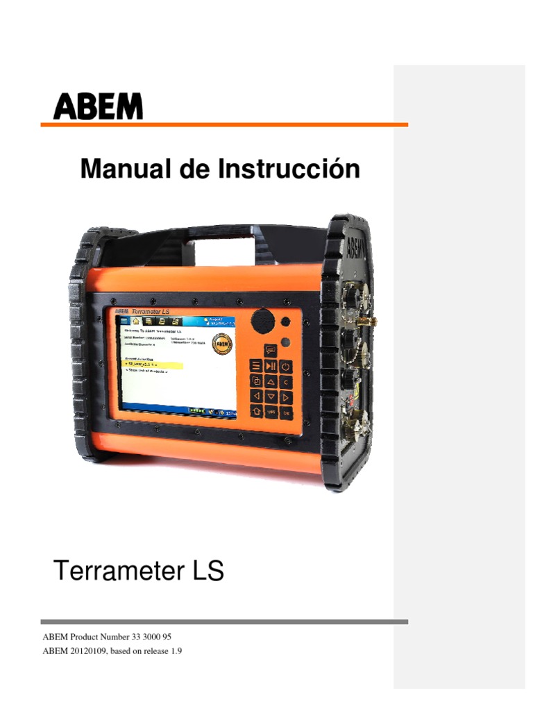 Guia de Usuario Terrameter LS 20120628 | PDF | Batería (electricidad ...