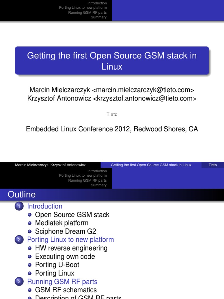 Open Source Gsm Stack In Linux Pdf Porting Device Driver