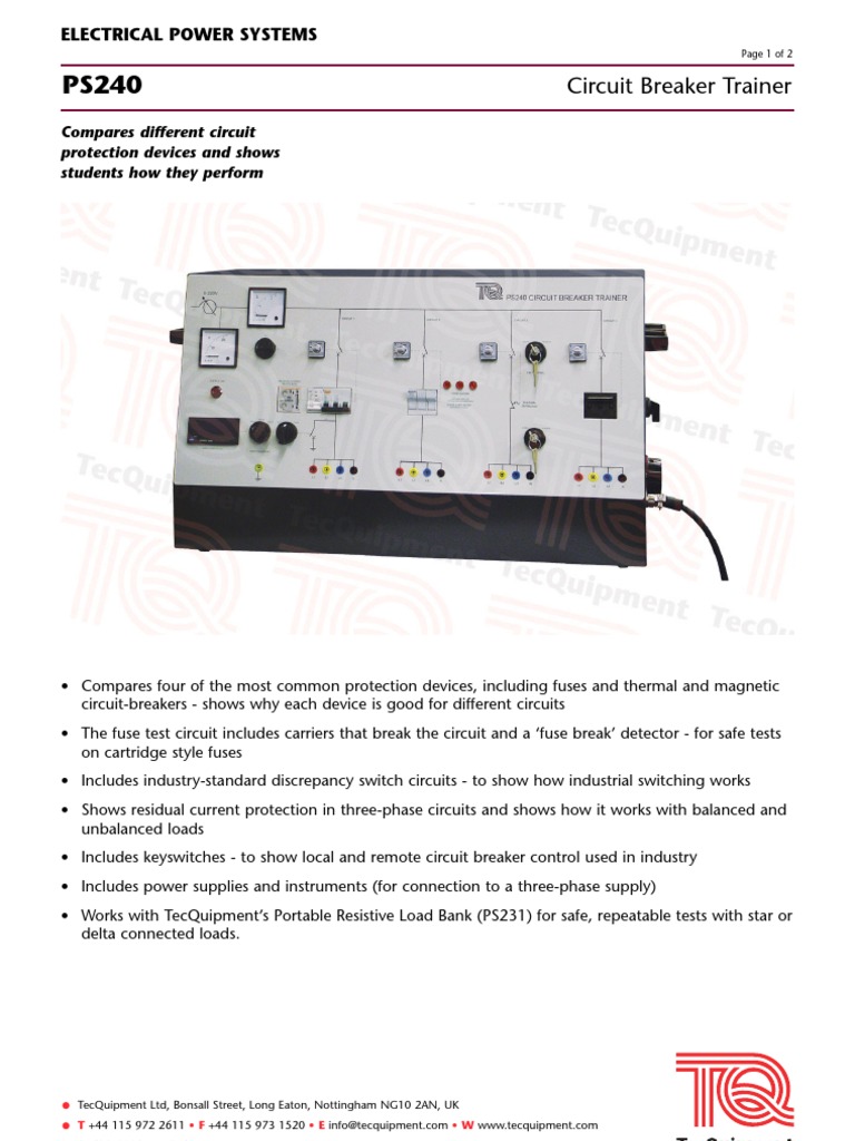 Electrical Circuit Training Kit | PDF