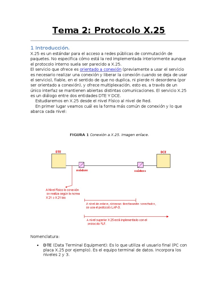 Protocolo X25 | Descargar gratis PDF | Ingeniería en telecomunicaciones ...