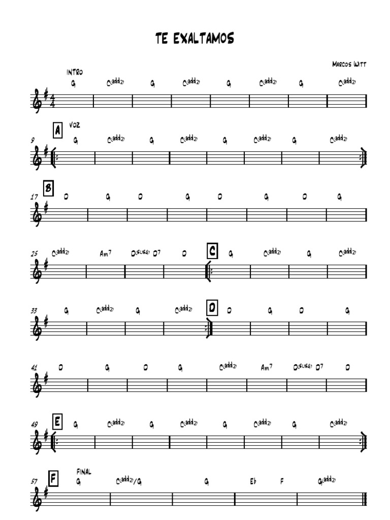 Te Exaltamos PDF | PDF