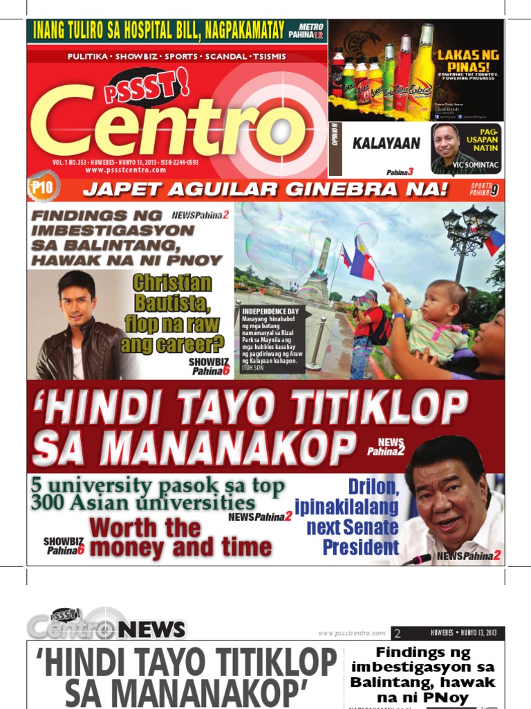 PSSST Centro June 13 2013 Issue | PDF