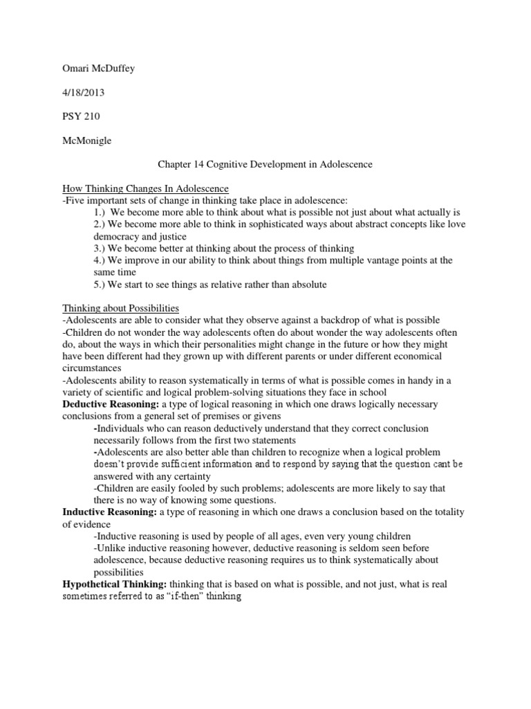 Chapter 14 Physical Development Through Adolescnce Pdf Adolescence