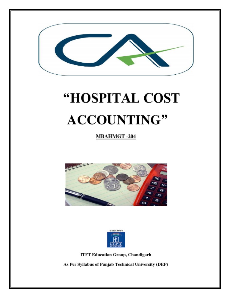 Hospital Cost Accounting | PDF | Cost Accounting | Depreciation