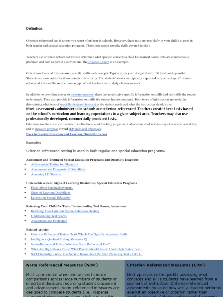 Back To Special Education and Learning Disability Terms | PDF