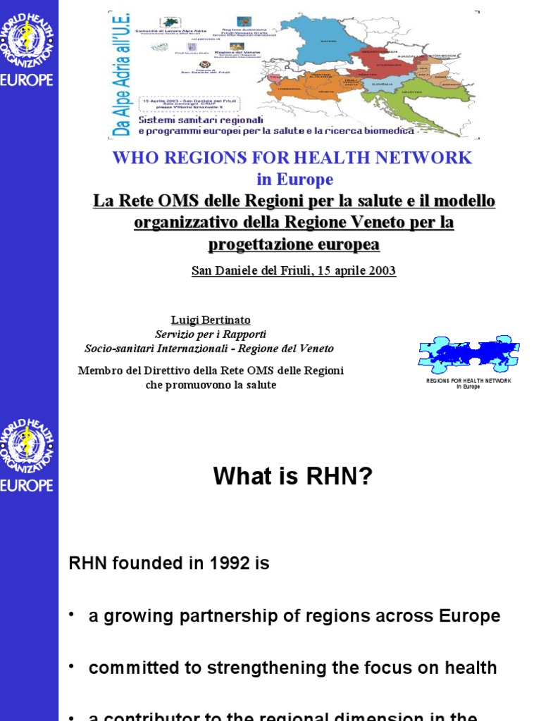Who Regions For Health Network in Europe | Download Free PDF | Quality ...