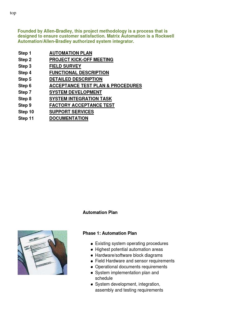 17-Step Automation Project Guide | PDF | Software Development ...