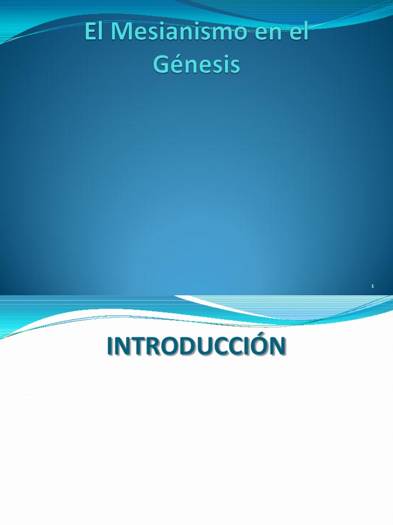 El Mesianismo en Genesis | PDF | Abrahán | Mesías