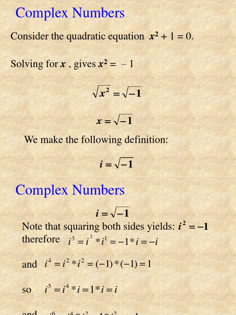 Complex Numbers | PDF | Complex Number | Fraction (Mathematics)