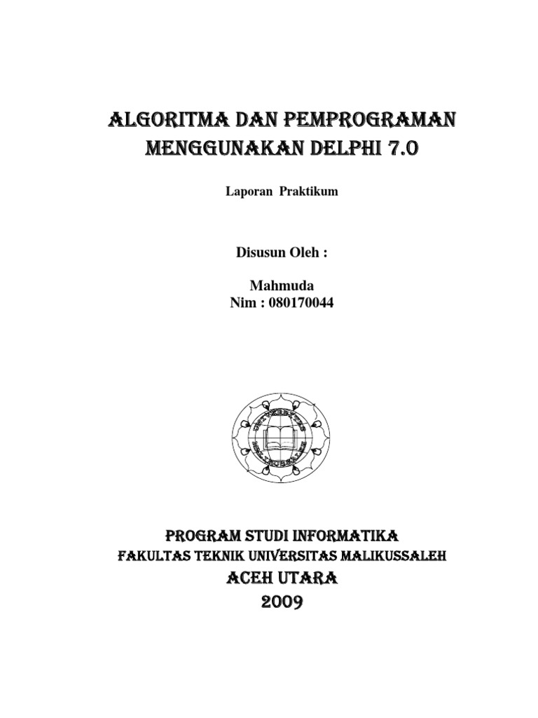 Pemograman Menggunakan Delphi 7.0 | PDF