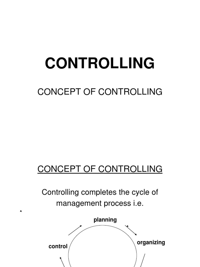 Presentation On Controlling | PDF | Control Theory | Cybernetics