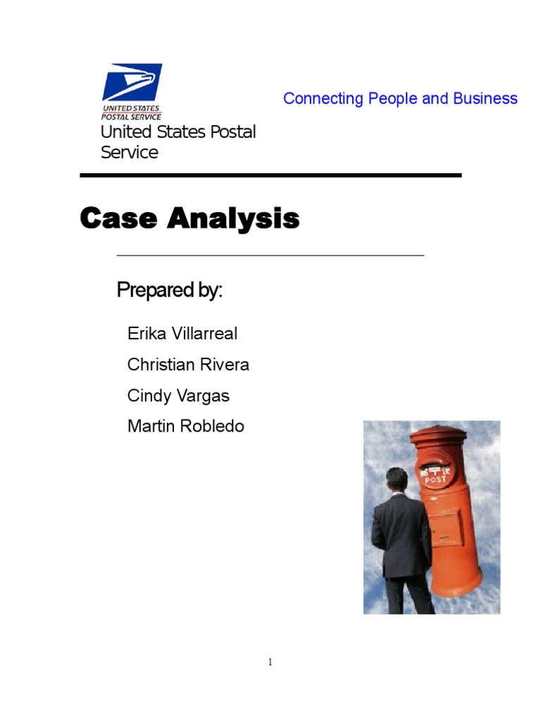Final Case Analysis 7 | PDF | United States Postal Service | Mail
